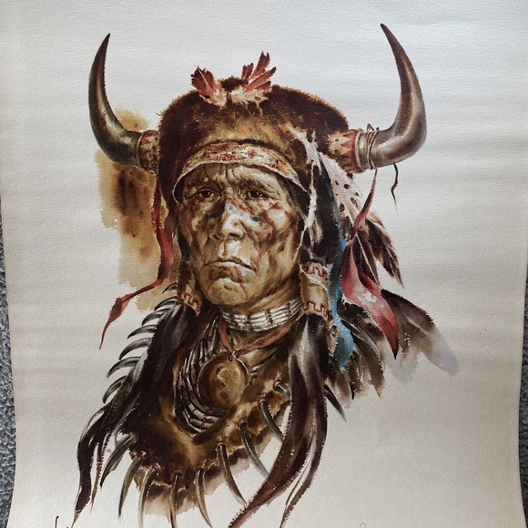 Art | Lyle Tayson Signed And Numbered Native American Art Print | Poshmark